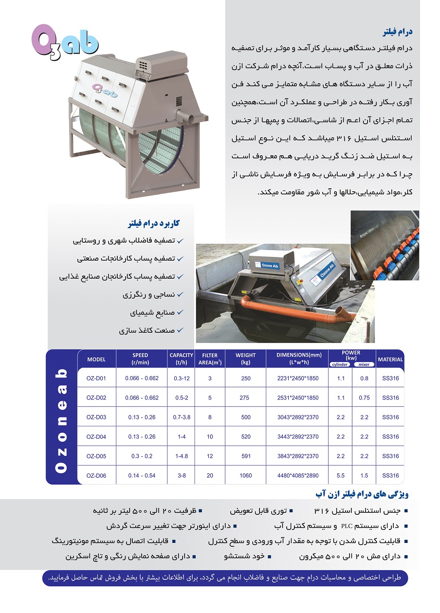 Catalog – Official website of Ozonab Company